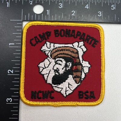 Vtg CAMP BONAPARTE NCWC BSA (Washington) Boy Scout Patch - Coon Skin ...