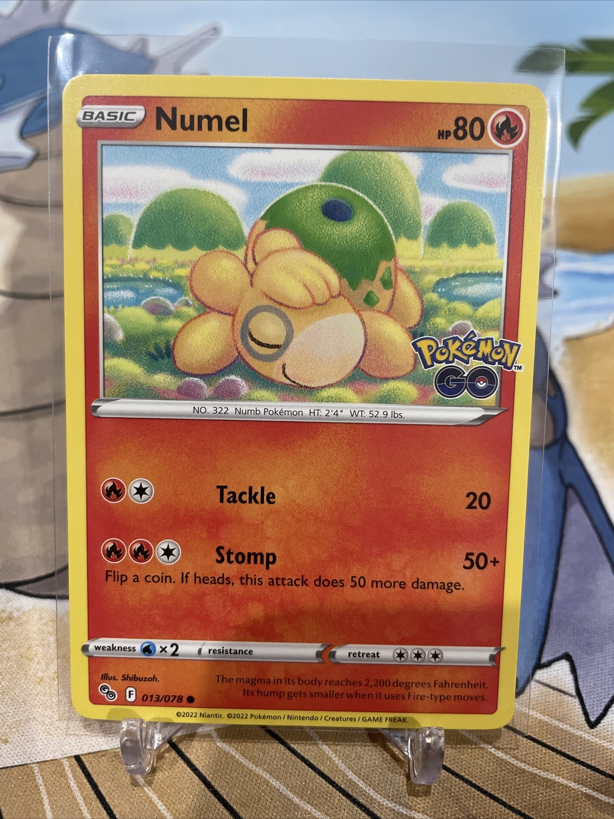 Pokémon TCG Numel Pokemon GO 013/078 Regular Common | eBay