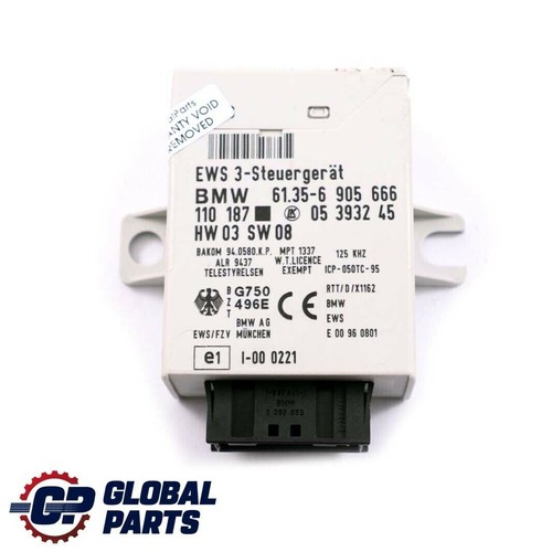 BMW E39 E46 Mini Cooper R50 EWS3 Control Unit 3 Immobiliser Module ECU ...