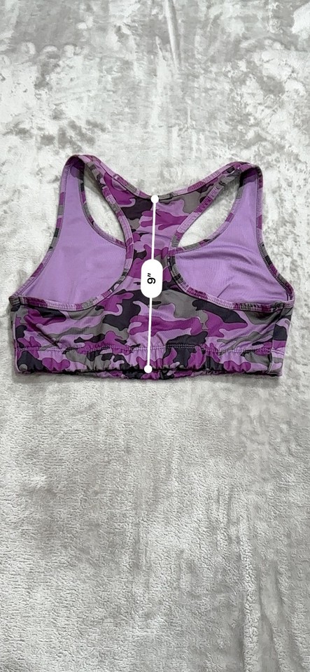 Danskin Now Fitness Workout Sports Bra - Purple Camo Size Large EUC | eBay