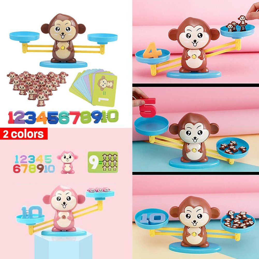 Monkey Toy Balance Cool Math Table Game Fun Kids Educational Gift | eBay