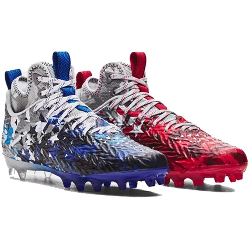 Under Armour Spotlight Clone MC LE 'USA' Football Cleats 3026335-100 ...