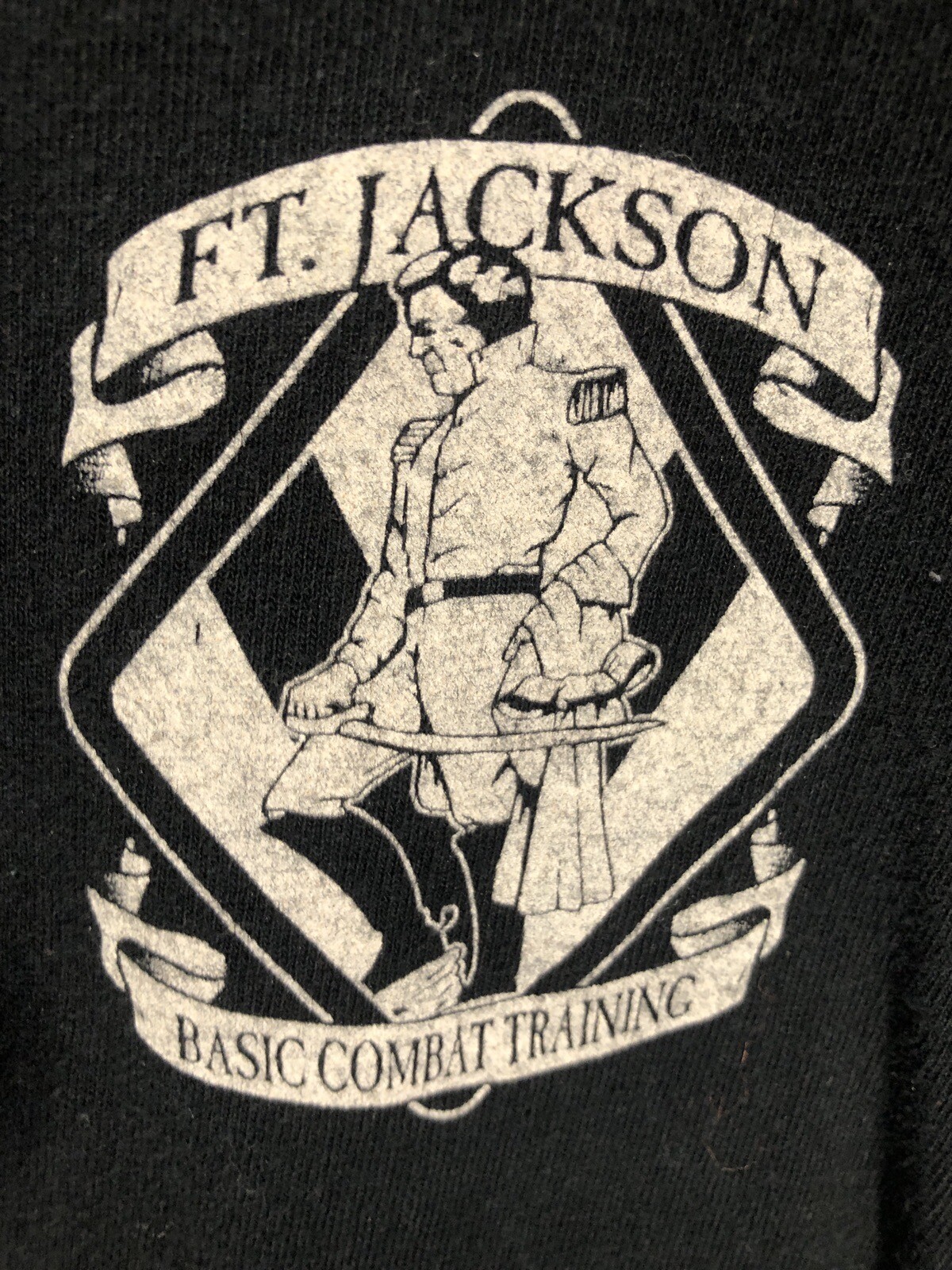 Gildan Black T-Shirt FT. Jackson Basic Combat Training Shirt. Death ...