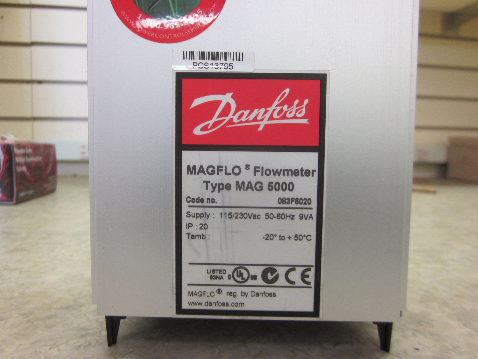 For Parts/Not Working, Danfoss MAGFLO Flowmeter Type MAG 5000 083F5020 ...