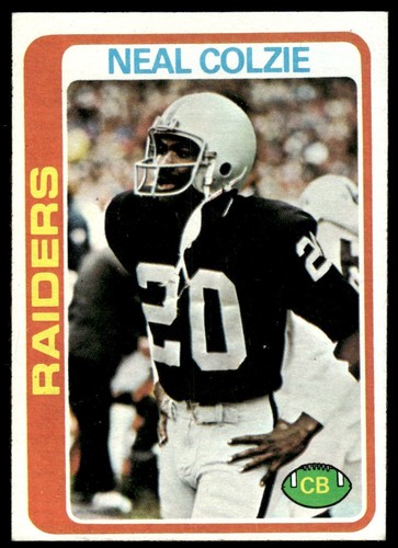 1978 TOPPS NEAL COLZIE K RC OAKLAND RAIDERS #169 | eBay