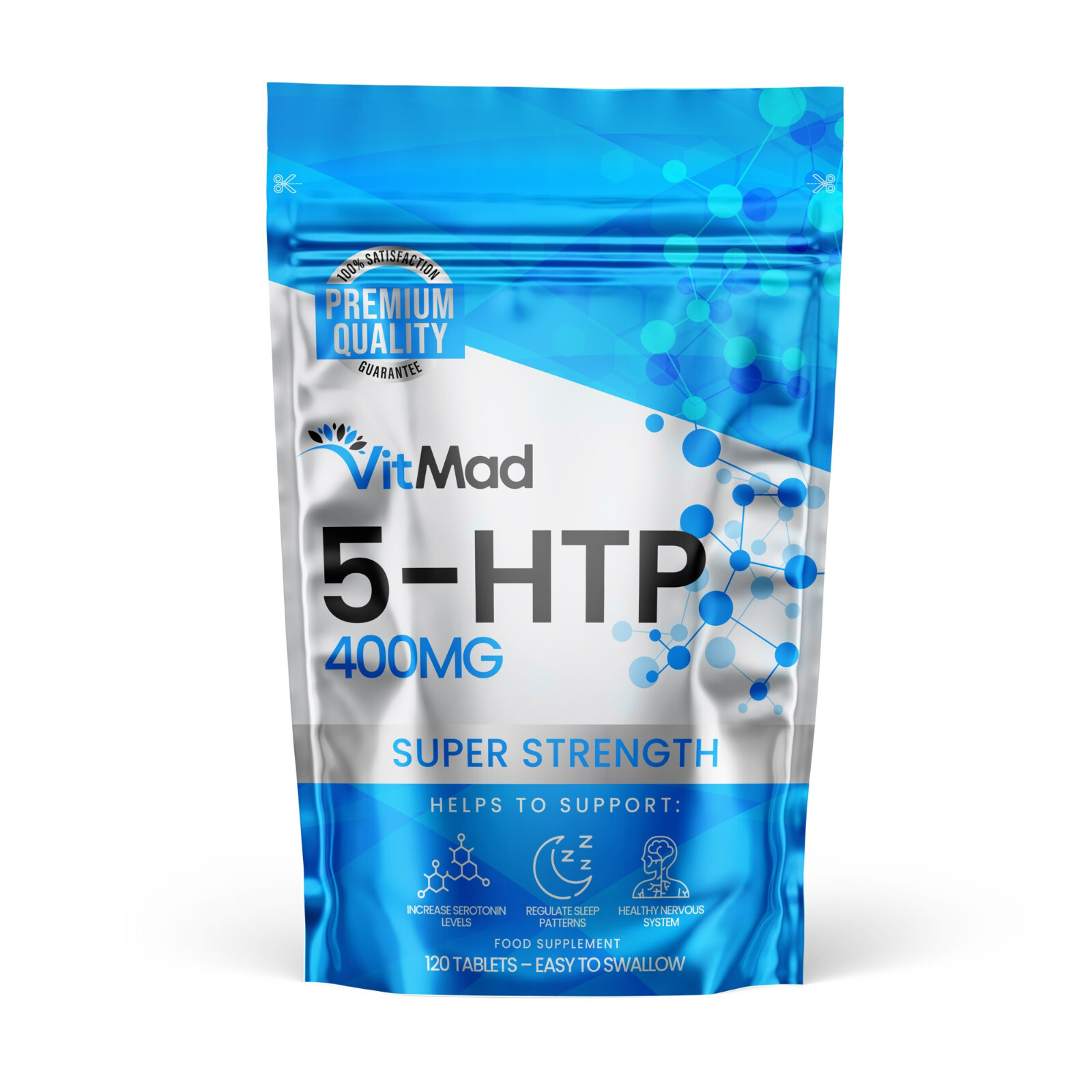 5HTP 400mg - 120 Tablets - Serotonin Stress Anxiety Depression Sleep ...