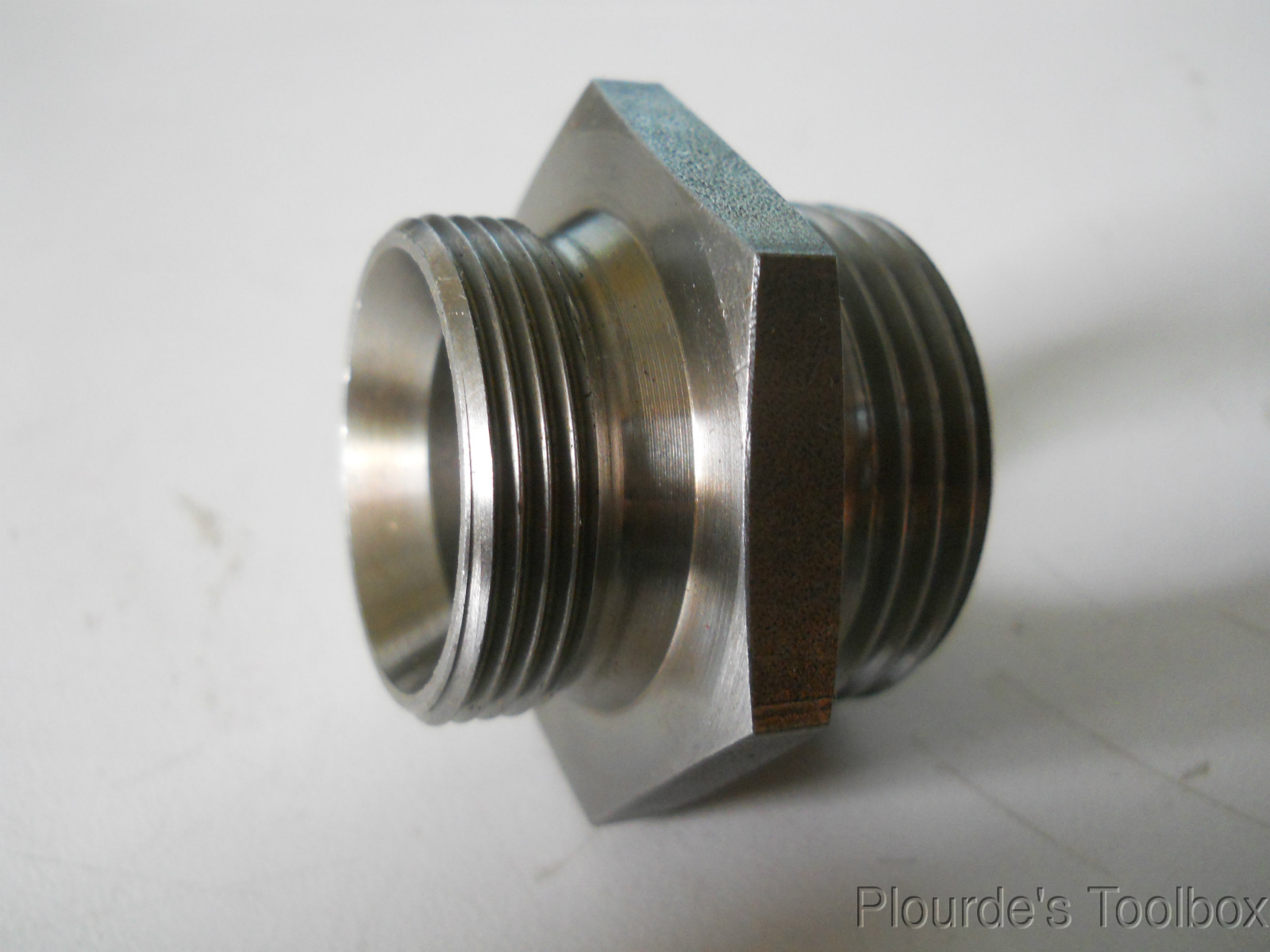 Lot of (4) New MTU Friedrichshafen Adapter Unions Fittings, G1 or R1 ...