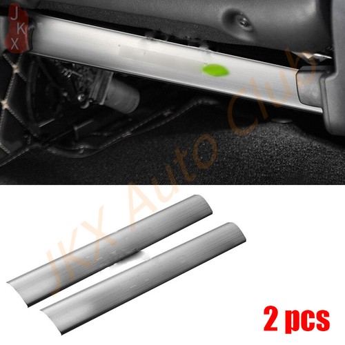 Silver Steel Rear Seat Anti-kick Bezel Cover Trim Kit b For Volvo XC40 ...