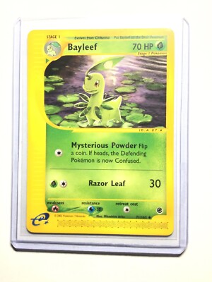 BAYLEEF - 71/165 - Expedition Base Set - Uncommon - Pokemon Card - NM ...
