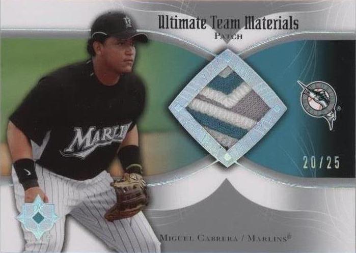 2007 Ultimate Collection - Ultimate Team Materials Miguel Cabrera #UTM ...