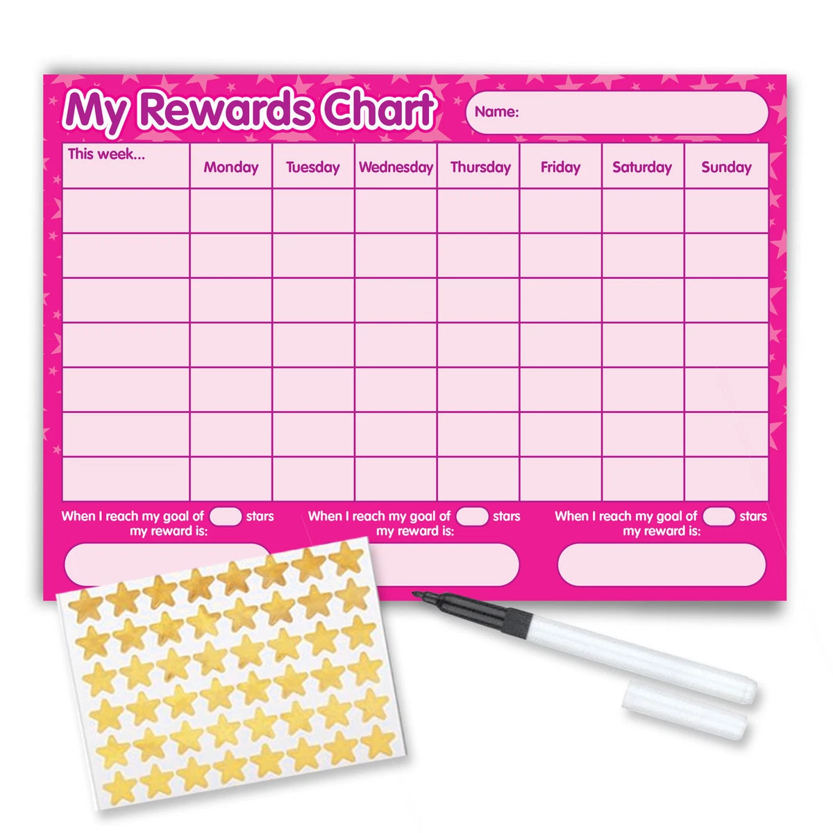 Star Reward Chart Template