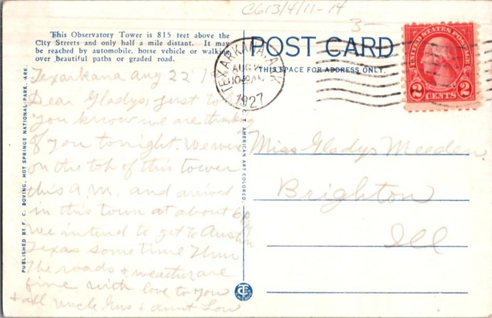 Hot Springs Arkansas AR : HOT SPRINGS NATIONAL PARK j/24 BH8099 | eBay