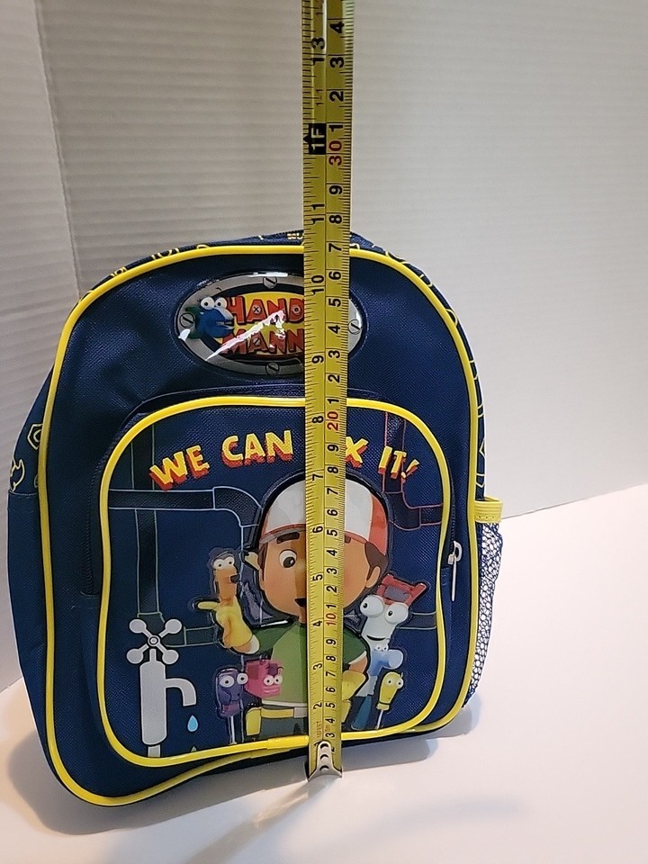 Handy Manny Mini Backpack Pockets Adjustable Straps 🔨🪛🔧 | eBay