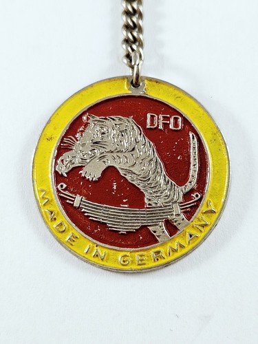 Keyring - Dfo - Made IN Germany, Tigre, Metal Painted 1960s - to ...