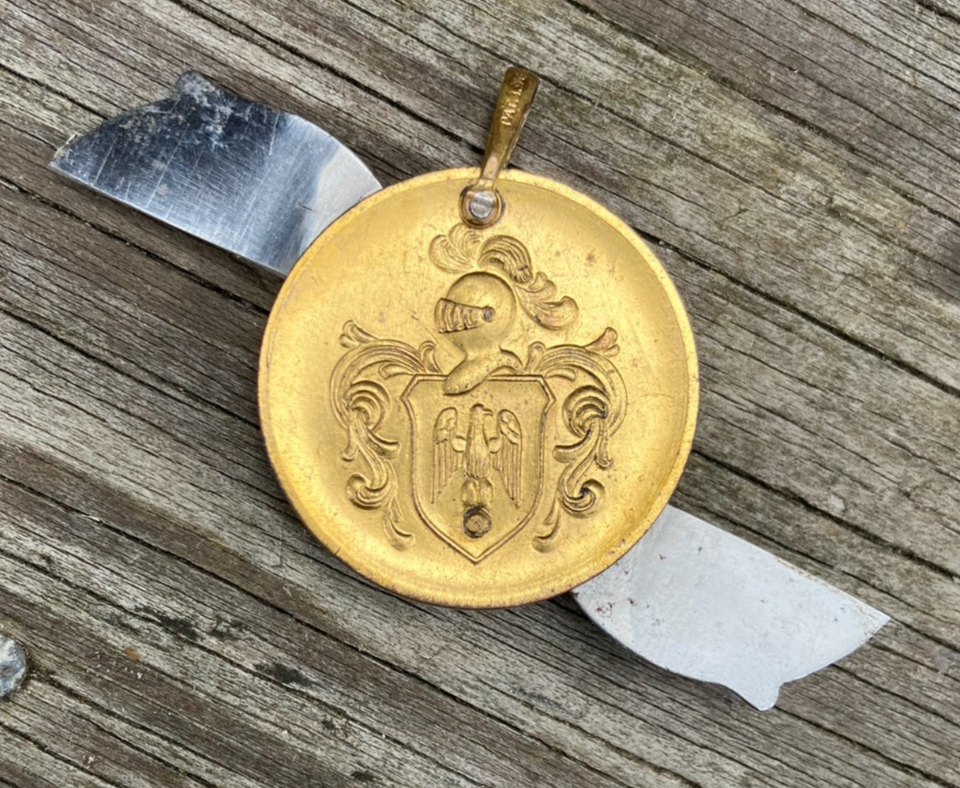 Fancy Brass & Enameled 200 Club Bowling Key Chain Knife | eBay