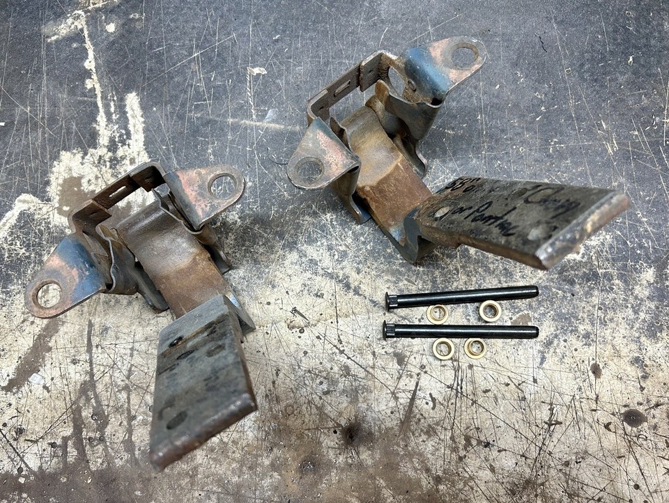 1958 CHEVY / PONTIAC FRONT RIGHT SIDE DOOR HINGES w/ REBUILD KIT (OEM ...