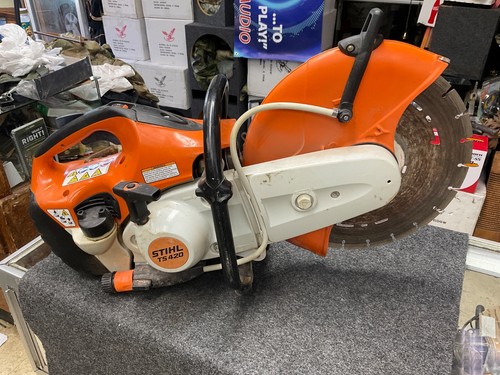 STIHL TS420 14" Gas Handheld Cut-Off Saw - Orange 886661002009 | eBay