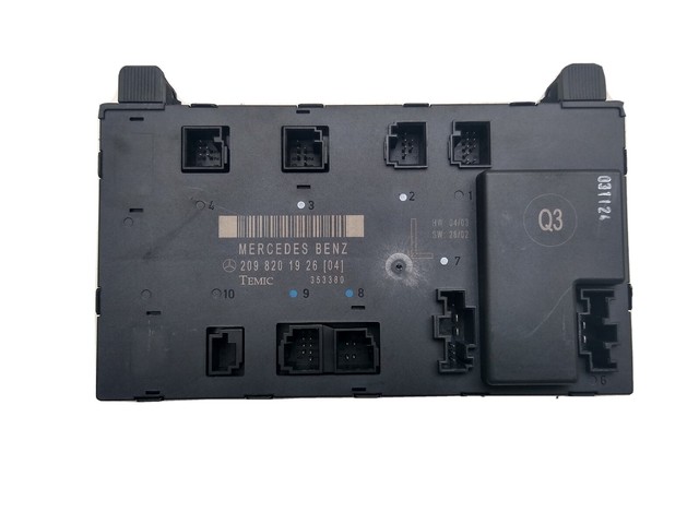 MERCEDES CLK 200 W209 Passenger Door Control Module 2098201926 for sale ...