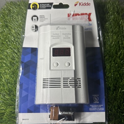 Kidde KN-COEG-3 Explosive Gas Alarm Carbon Monoxide Alarm Detector with ...