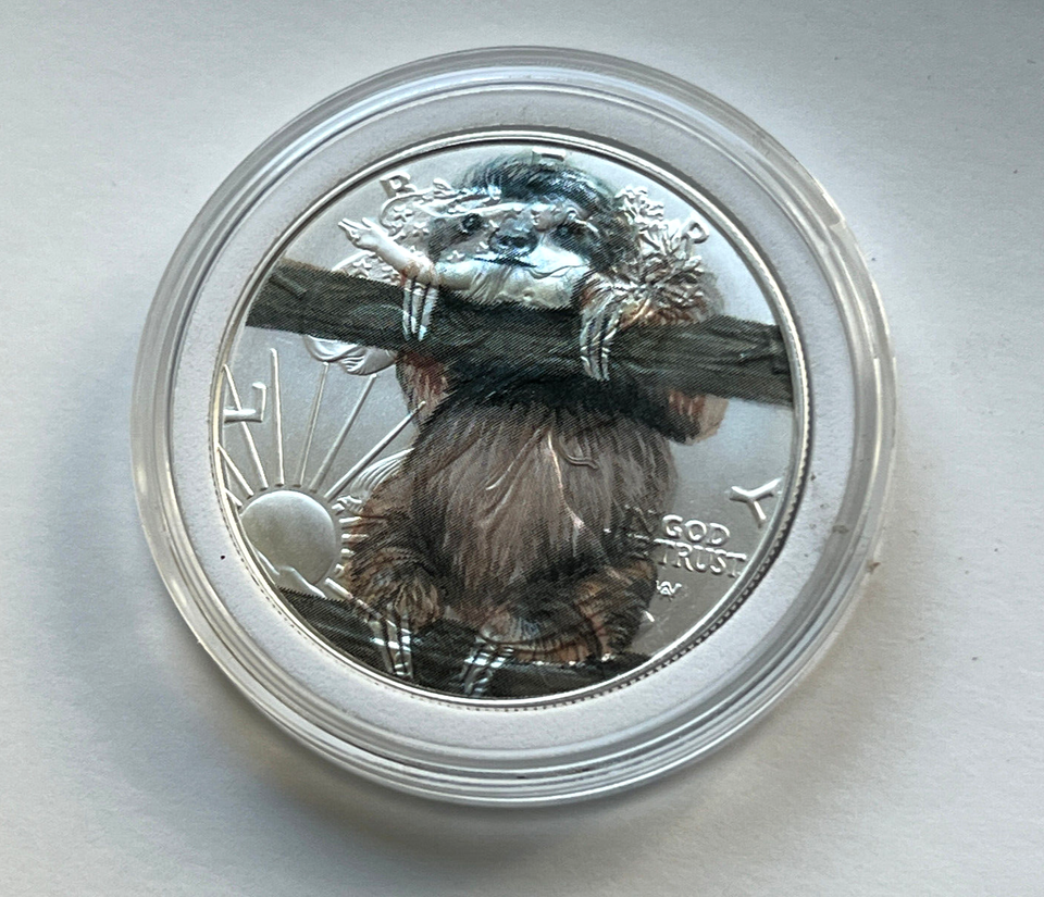 SLOTH - American Silver Eagle 1oz .999 Limited Edition Silver Dollar ...