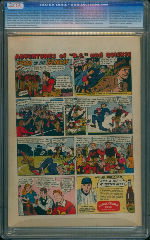 DETECTIVE COMICS #140 CGC 7.5 VF ORIGIN 1ST RIDDLER 1948 GOLDEN AGE DC ...