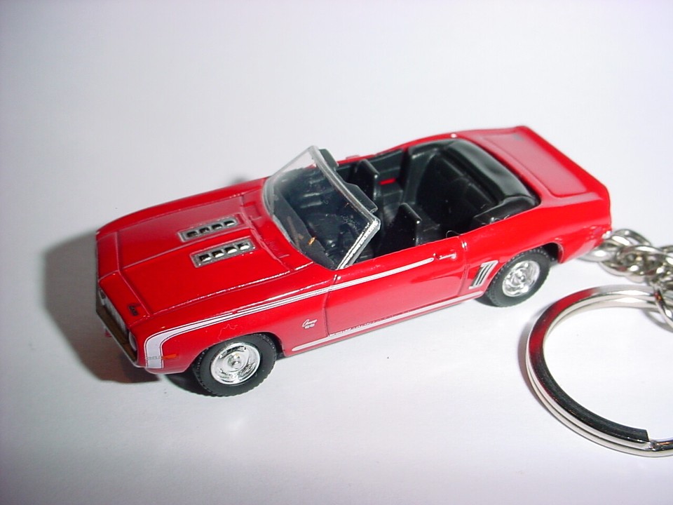 HOT 3D RED CHEVROLET CAMARO SS CUSTOM KEYCHAIN key keyring 69 muscle ...