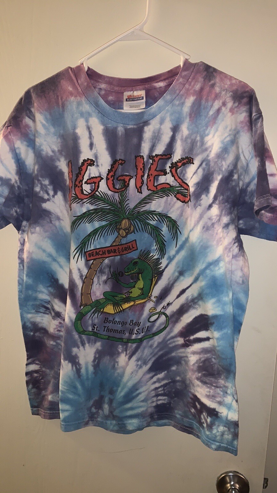 IGGIES Beach Bar & Grill St Thomas t shirt pre owned… - Gem