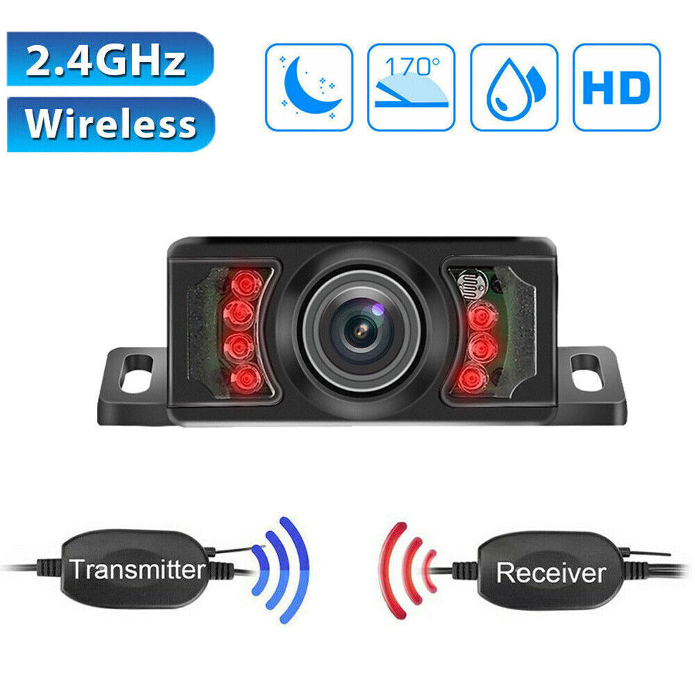 ESSGOO Wireless Car Rear View Reversing Backup Camera Night Vision ...