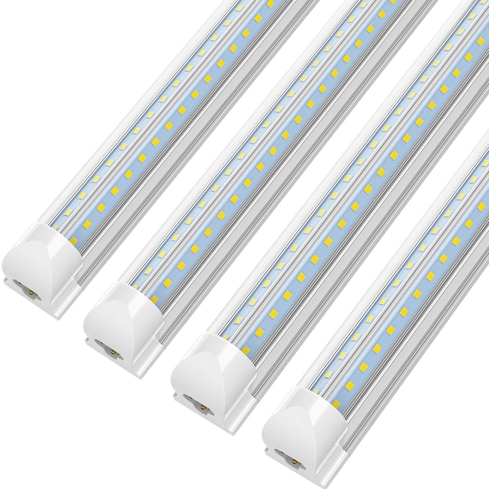 2FT~8FT T8 4 FOOT LED Tube Light Bulbs 8 FT LED Shop Light Fixtures ...