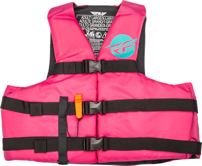 Fly Racing Nylon Flotation Vest 3XL Neon Pink/Teal 221-304143X | eBay