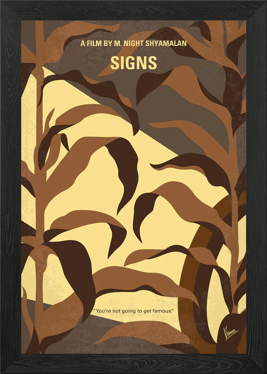 No1271 My SIGNS movie Framed Wall Art Poster Canvas Print Picture | eBay UK