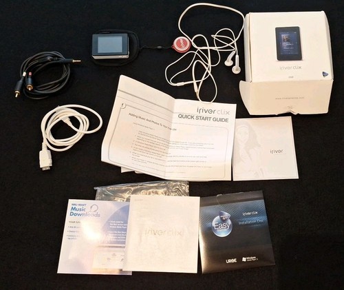 iRiver Clix 2GB MP3 Player -plays Music Video Photos Flash Games Voice ...