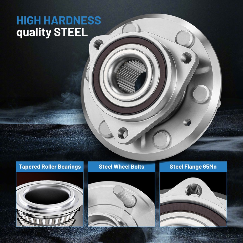 Full Set Front and Rear Wheel Bearing Hubs for Chevy Traverse Enclave ...