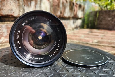 Auto Vivitar Wide-Angle 21mm f/3.8 Prime Lens Canon FL Mount ...