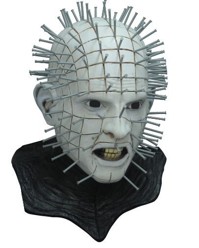 Hellraiser Pinhead Deluxe Full Head Costume Latex Mask Cosplay Adult ...