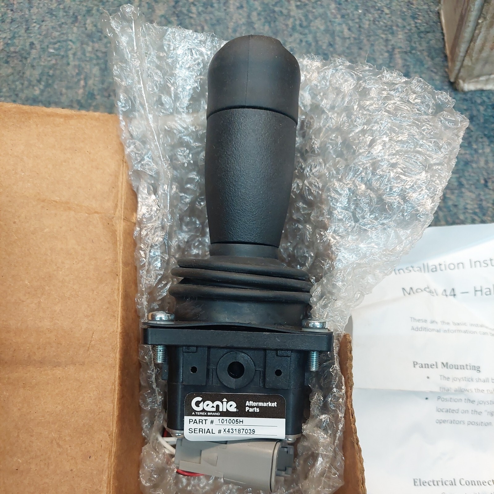OEM GENIE Single Axis Joystick 101005 for Genie Aerial Lift FREE ...
