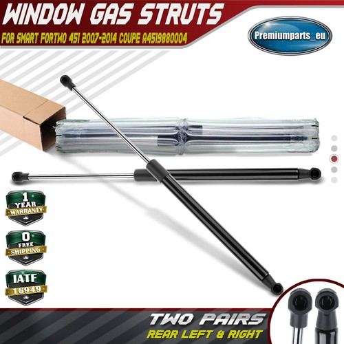 2x Brand New Rear Window Gas Struts for Smart Fortwo 451 2007-2014 ...