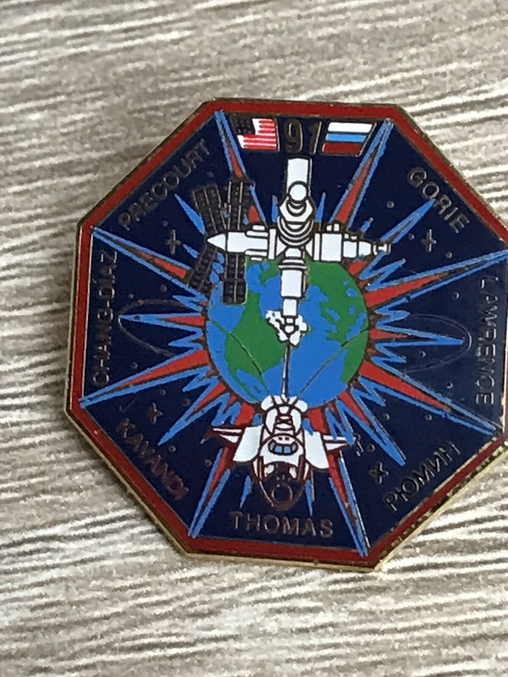 NASA Space Shuttle STS 91 Discovery Mir Space Station Mission Tie Pin Badge | eBay