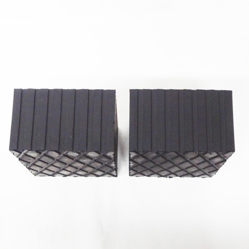 3" Tall Solid Rubber Stack Blocks for Any Auto Lift or Rolling Jack ...