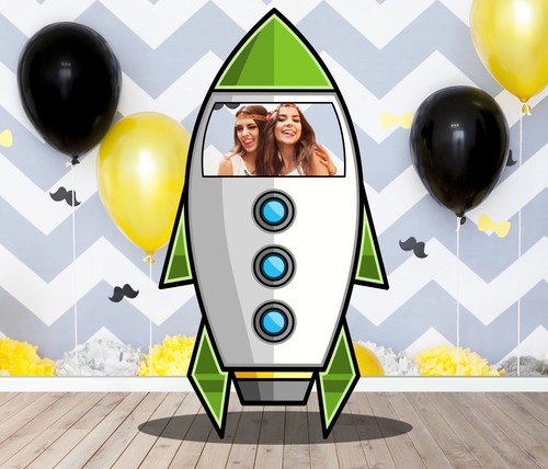 Green Rocket, Vehicle Theme, DIY Photo Booth Props, Non-Personalized | eBay