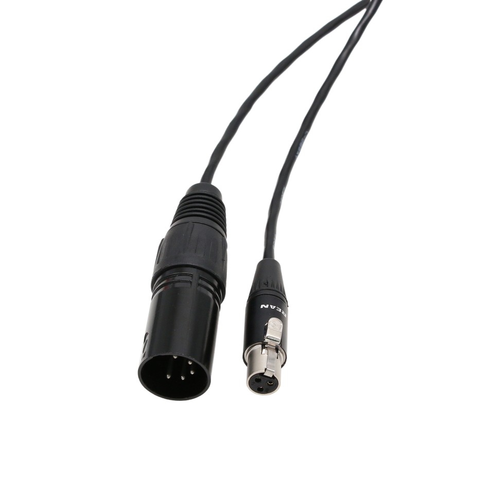 XLR 5 Pin to Mini XLR 3 Pin DMX 512 Cable for Stage Lighting Console ...