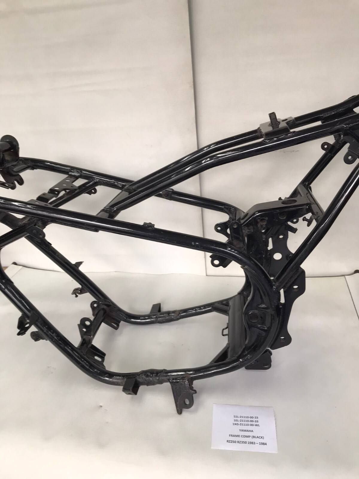 1986 Yamaha RZ350 RZ250 Main Frame Chassis OEM 1EL-21110-00-33 51L ...