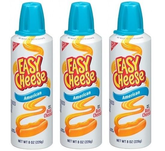 Kraft Easy Cheese Squeeze Can American Flavor 3 Can Pack | eBay