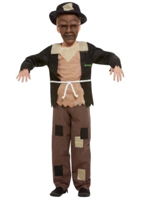 Goosebumps Scarecrow Fancy Dress Cosplay Kids Size 7-9 Smiffys ...