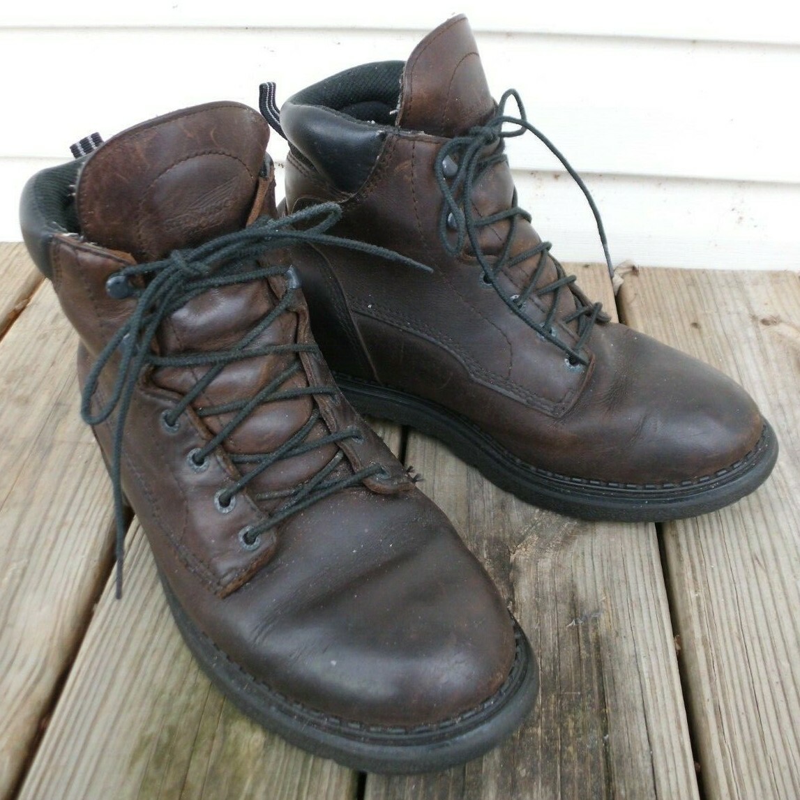 Men's Red Wing 1206 Insulated Brown Work Boots Size 9… - Gem