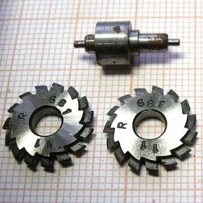 Set 2 fraise module horloger tour cutting watchmakers Mikron cutter ...
