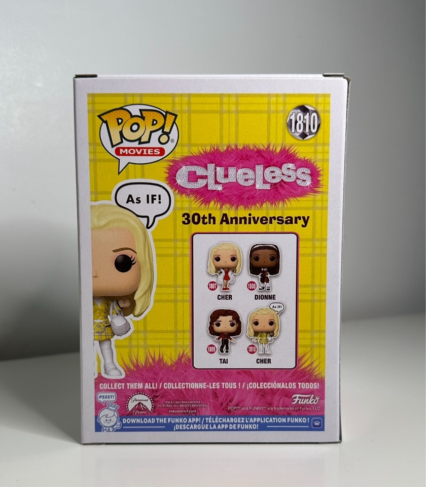 Funko Pop Cher Speech Bubble As If #1810 - Clueless - NEW - IN STOCK | eBay
