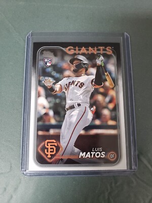 Luis Matos (RC) San Francisco Giants 2024 Topps Series 1 #28 Base Card ...