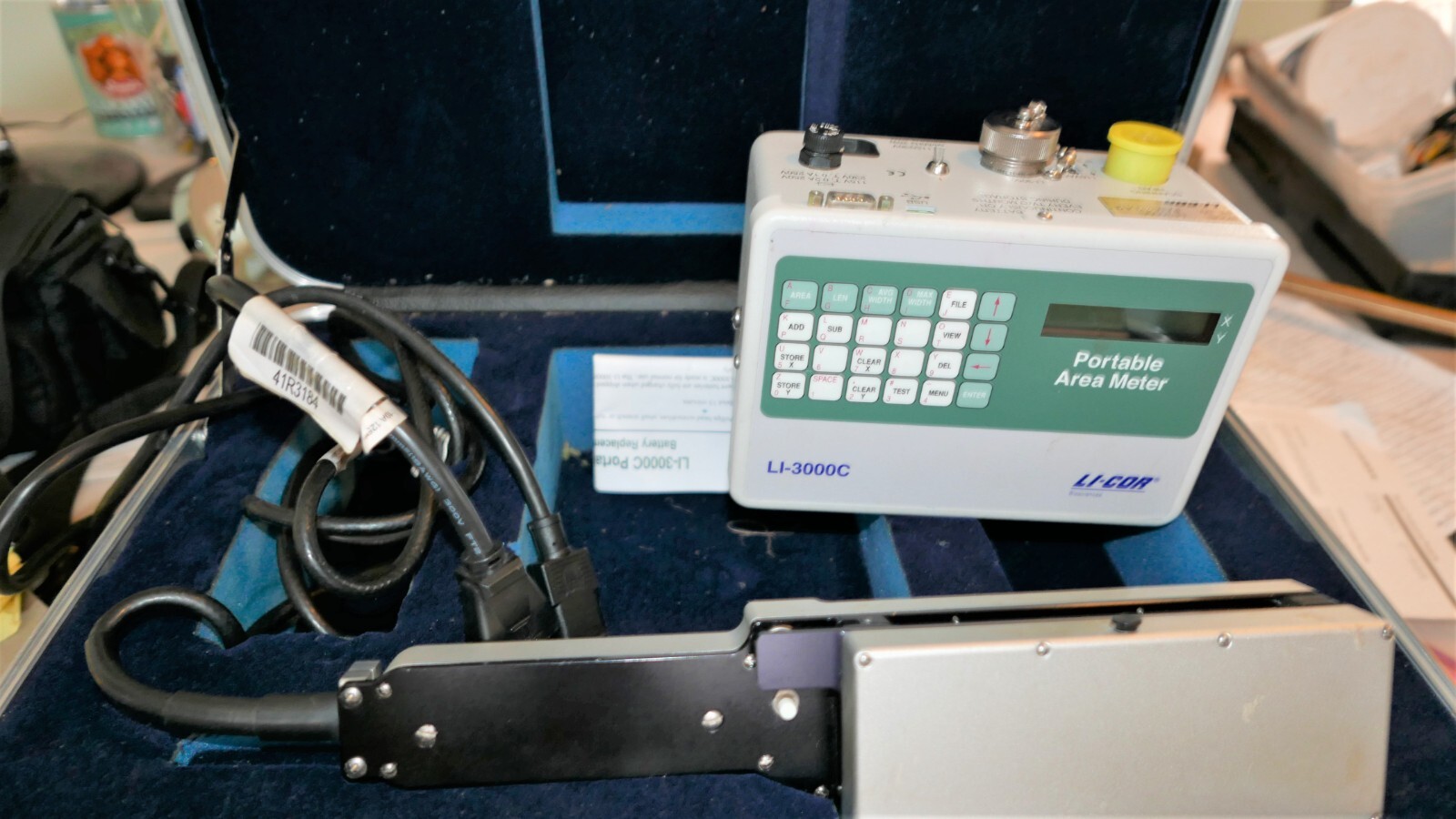 Li-Cor LI-3000C Portable Leaf Area Measuring Meter needs length ...