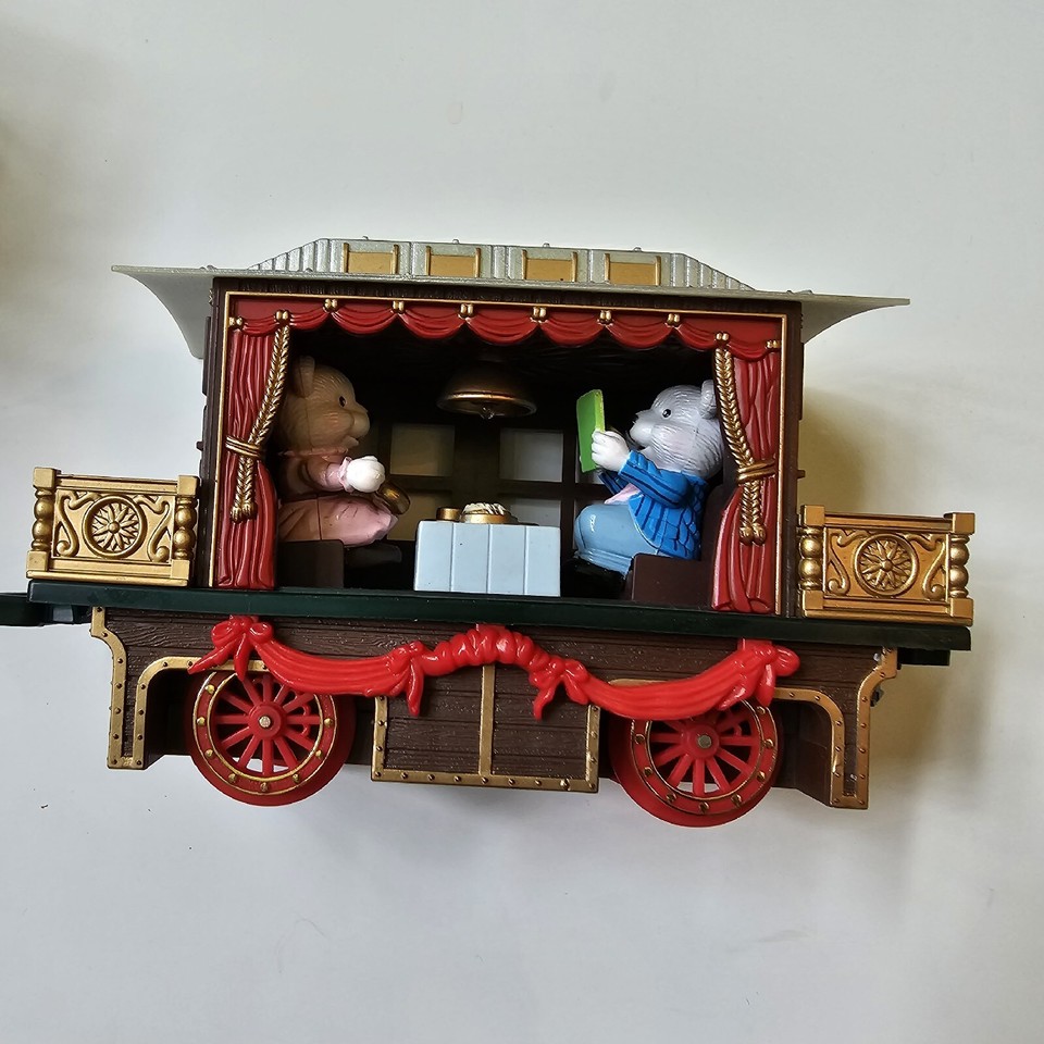 Christmas Magic Express Animated Tree Train Set Holiday Hand Painted ...
